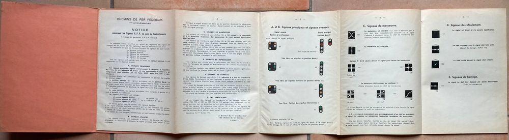 CFF- NOTICE Signaux CFF en gare de Genève-Cornavin - 1944 | Kaufen auf ...