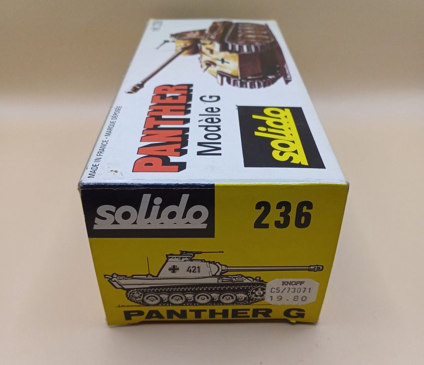 Panzer SOLIDO Panther Modell G 236 in Originalbox (Gebraucht) in ...