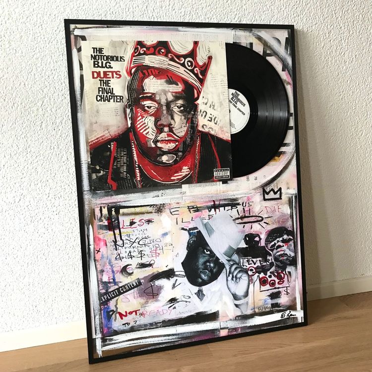 Notorious BIG Pop Art Vinyl Kunst Bild Rap Hip Hop Urban (Neu (gemäss ...