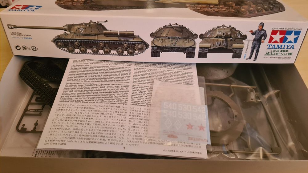 1:35 JS-3 Stalin Soviet heavy tank - Tamiya 35211 | Kaufen auf Ricardo