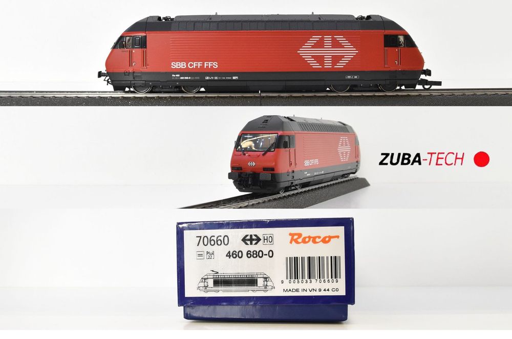 Roco 70660 E-Lok Re 460 der SBB H0 GS Digital mit OVP (Gebraucht) in St. Gallen für CHF 222 ...