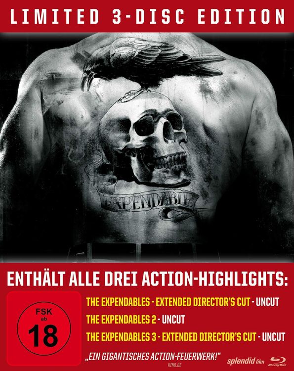 The Expendables - Trilogy (2010-14) Steelbook/UNCUT/Stallone (Gebraucht ...