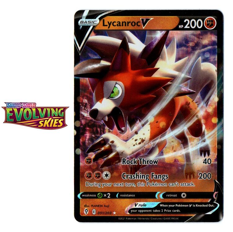 Evolving Skies Lycanroc V 091/203 EN | Kaufen auf Ricardo