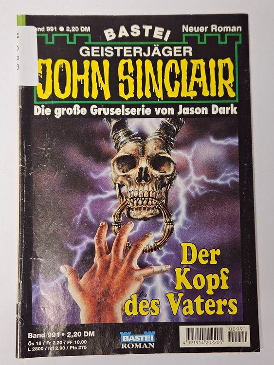 Geisterjäger / John Sinclair Kopf des Vaters / #WT18 (Gebraucht) in ...