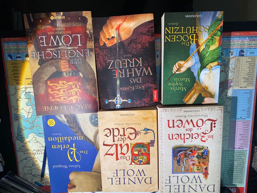 6 historische Romane, u. a. Daniel Wolf, Sabine Weigand (Gebraucht) in ...