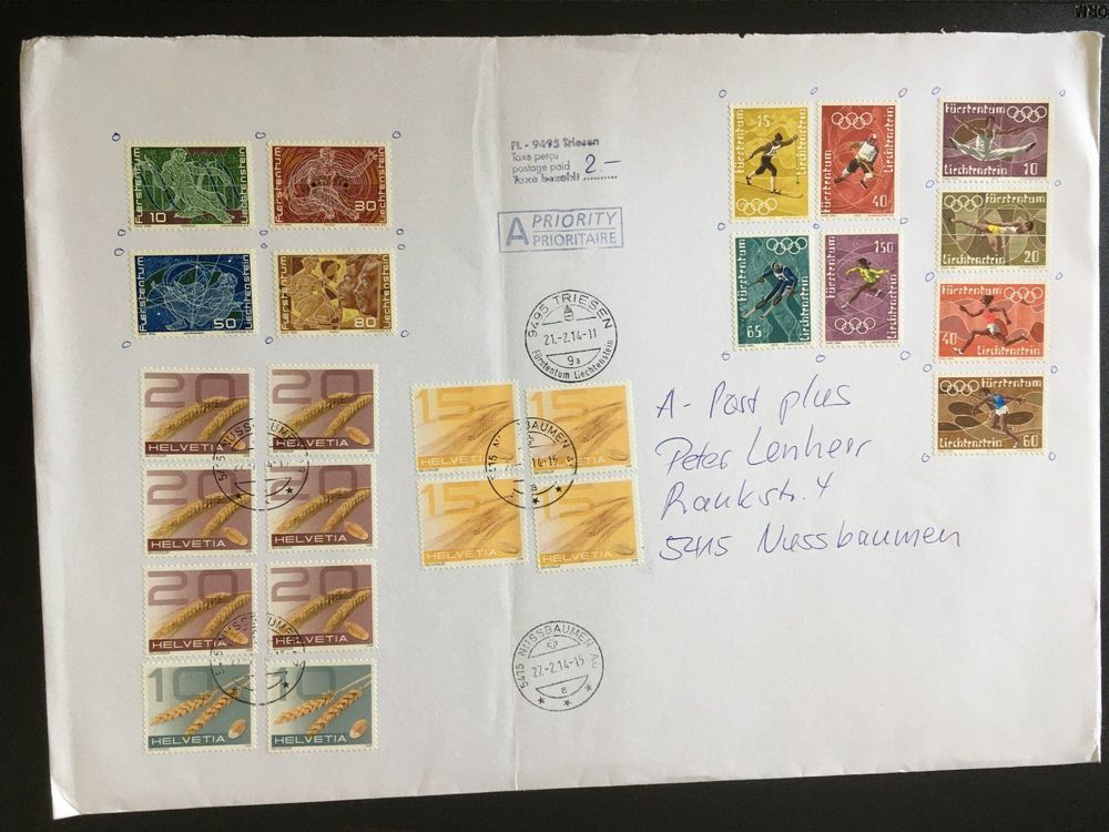 LIE Marken von Hans Erni als Grossbrief | Kaufen auf Ricardo