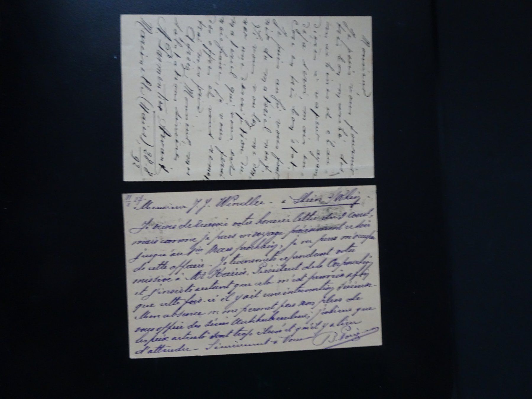 B E L G I E N, Brief und 2 Postkarten, 1892 - 1927 (Gebraucht) in Stäfa ...