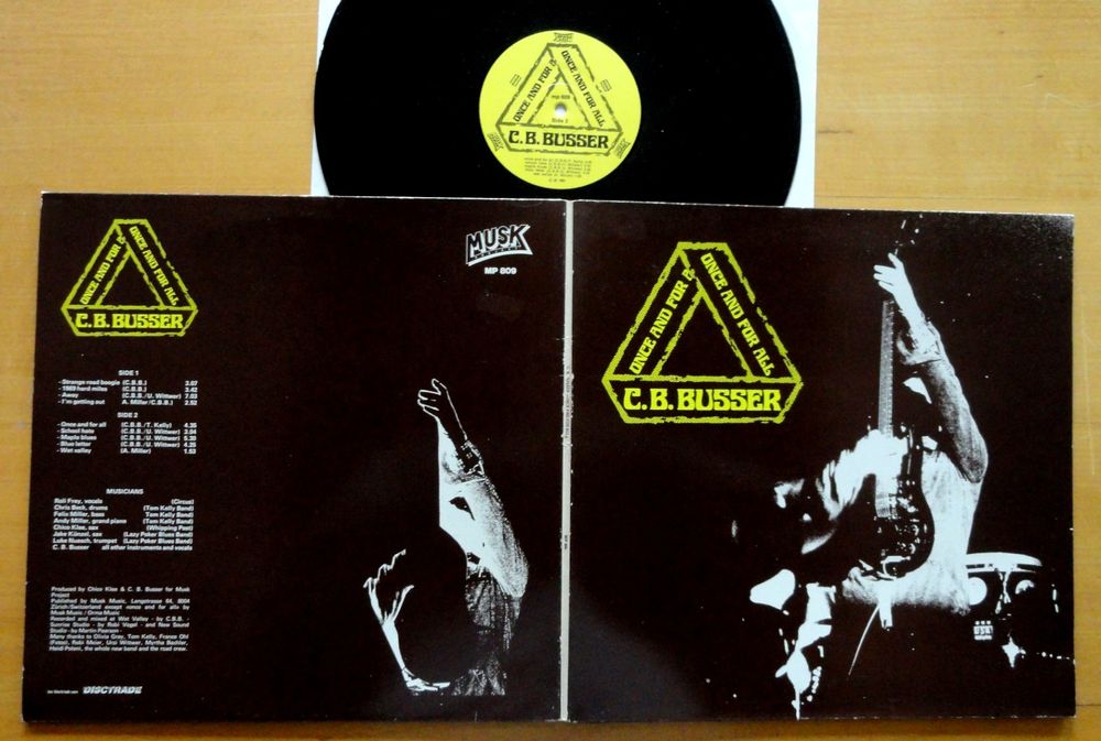 LP C.B. BUSSER once and for all MUSK 1981 SWISS ROCK (Gebraucht) in ...