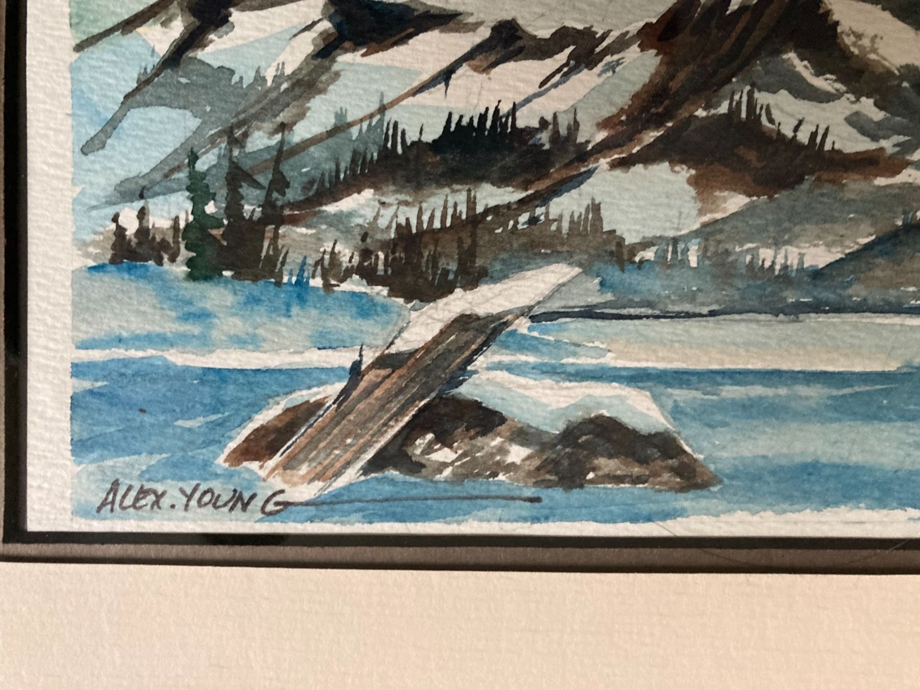 Gemälde von Alex Young Wasserlandschaft (Gebraucht) in Subingen für CHF ...