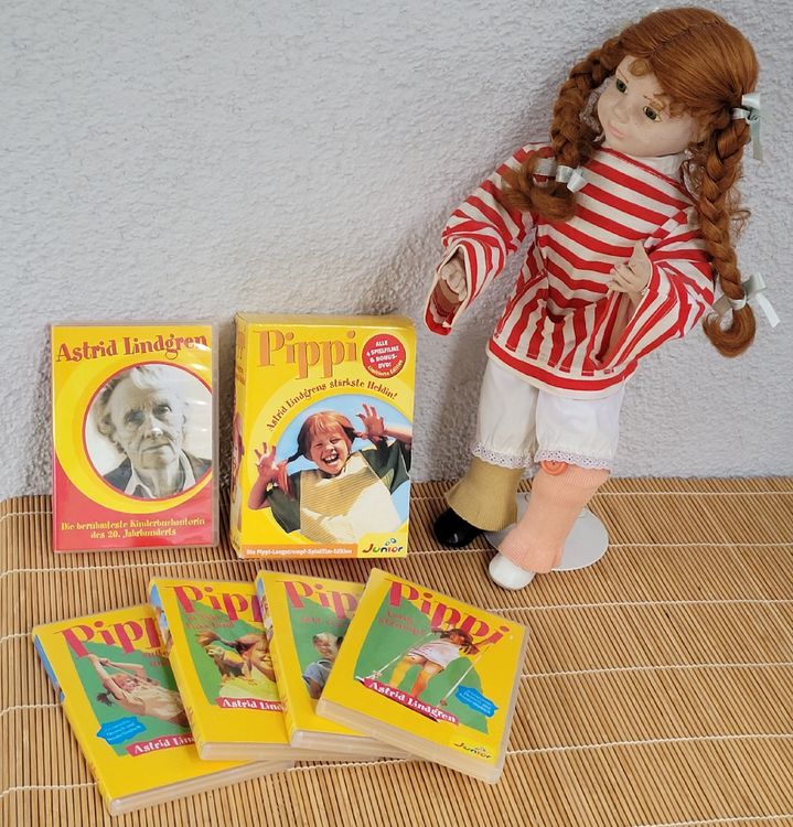⭐PIPPI DVD Box ©2003, plus niedliche PIPPI Puppe ⭐ | Kaufen auf Ricardo