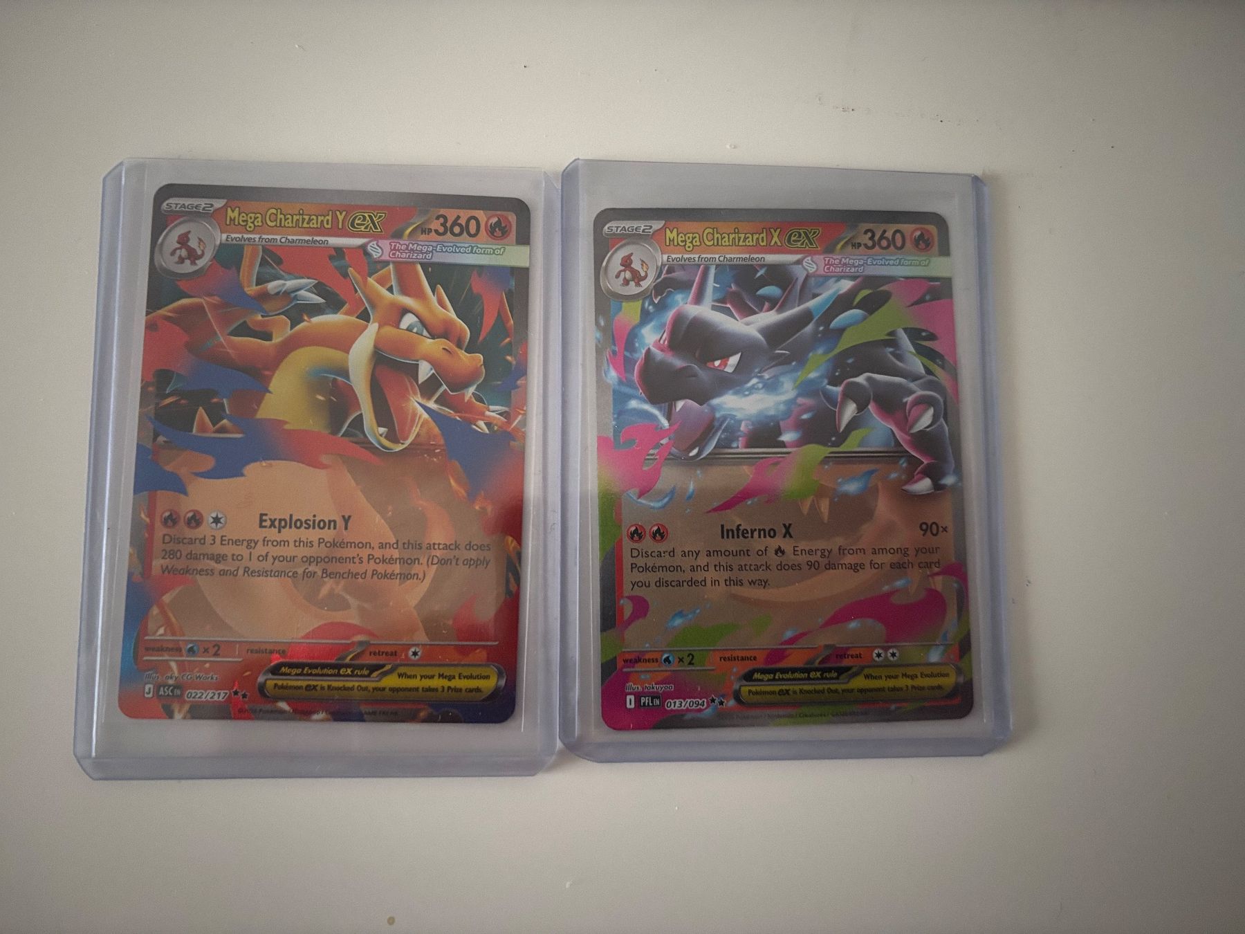 Mega Charizard Y ex & Mega Charizard X ex Ascended Heroes EN (Neu ...