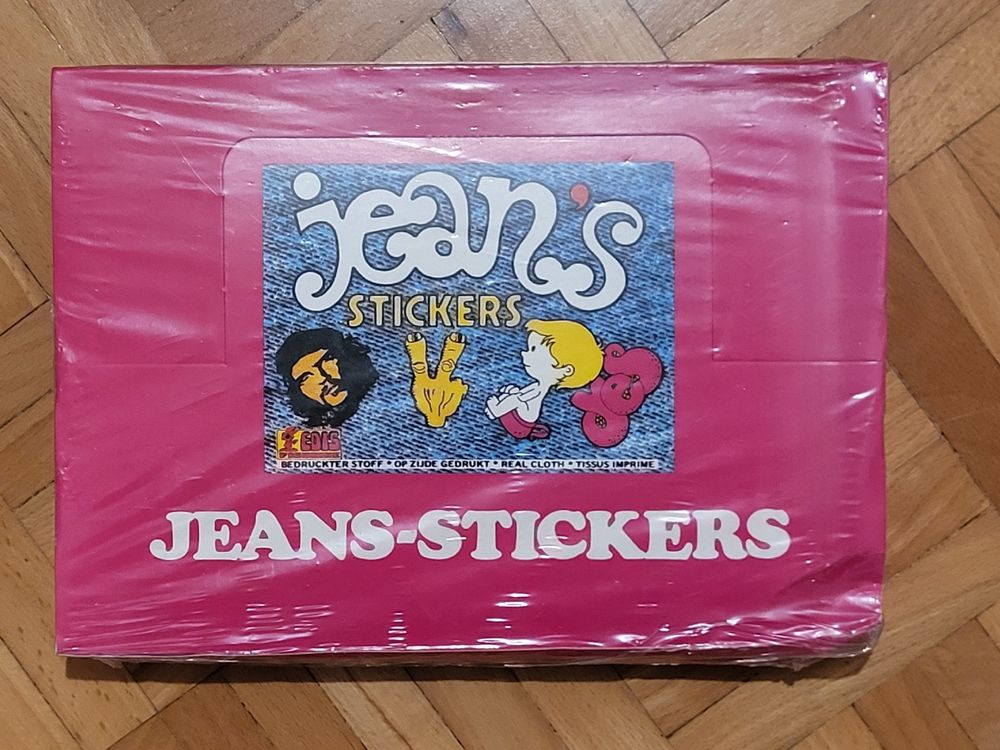 200 Jeans Sticker 80er Originalverpackt Neu! 72 Symbole (Neu und ...