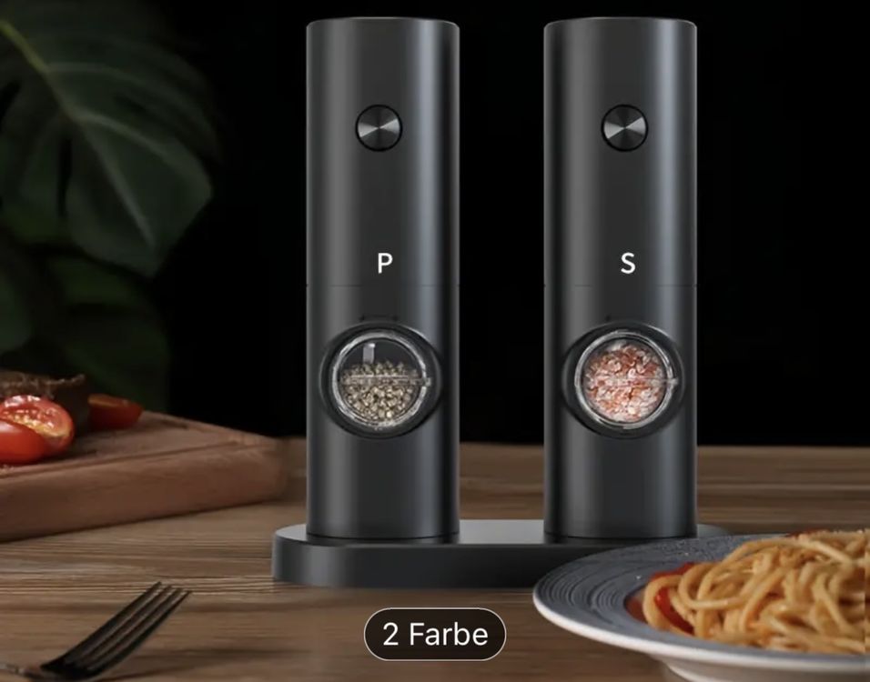 Elektrische Gewürzmühle Salz- und Pfeffermühle 2er Set (Neu und originalverpackt) in Horgen für ...