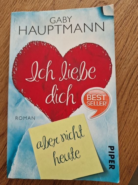 Roman "ich liebe dich - aber erst morgen" von Gaby Hauptmann (Gebraucht ...