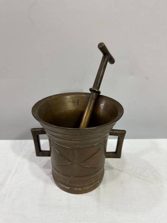 Antiker Mörser aus Bronze mit Pistill (Gebraucht) in Obernau für CHF 99 ...