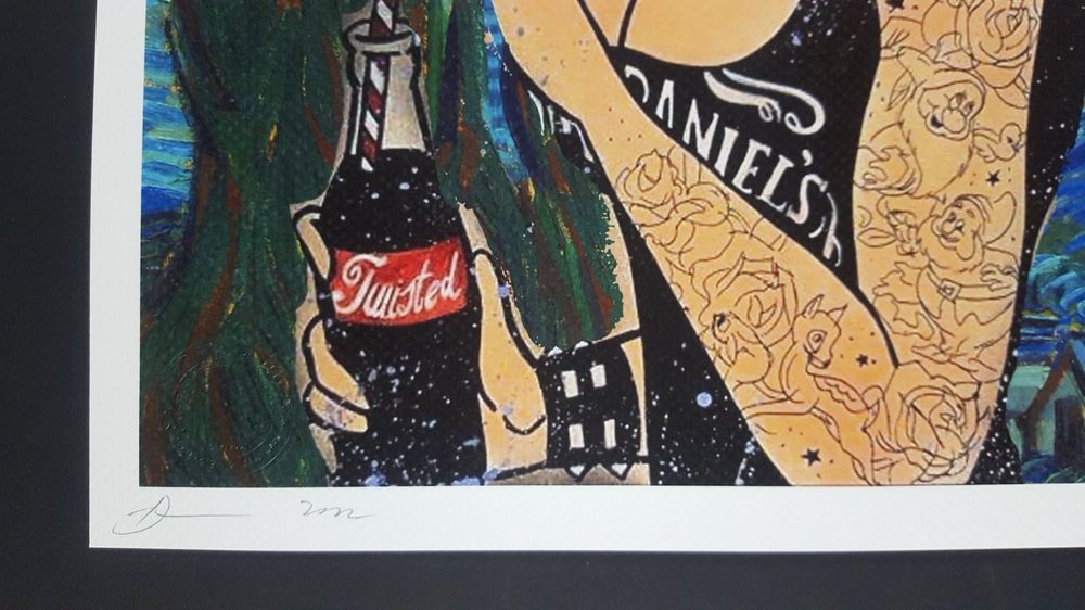 Death NYC Ltd Ed Graffiti Pop Art Druck Van Gogh Snow White | Kaufen ...