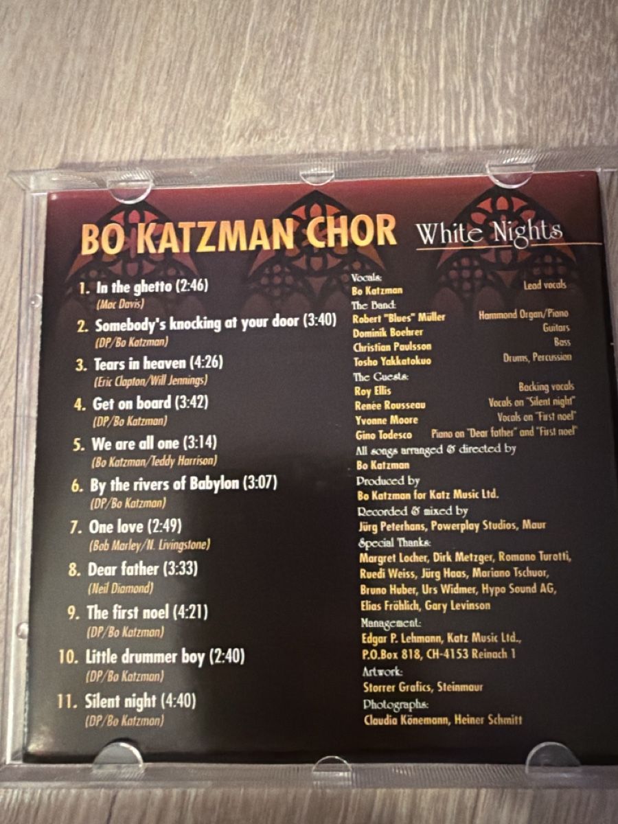 Bo Katzman Chor - White Nights CD - Winter Hits! Top! (Gebraucht) in ...