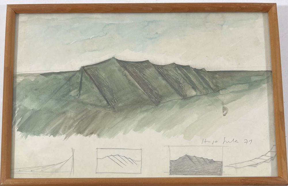 Hugo Suter (1943-2013) Aquarell - Zelt (Gebraucht) in Root für CHF 419 ...