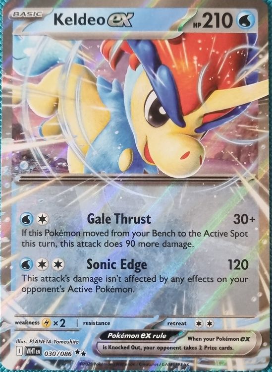 Pokemon White Flare Keldeo EX EN (Neu (gemäss Beschreibung)) in ...