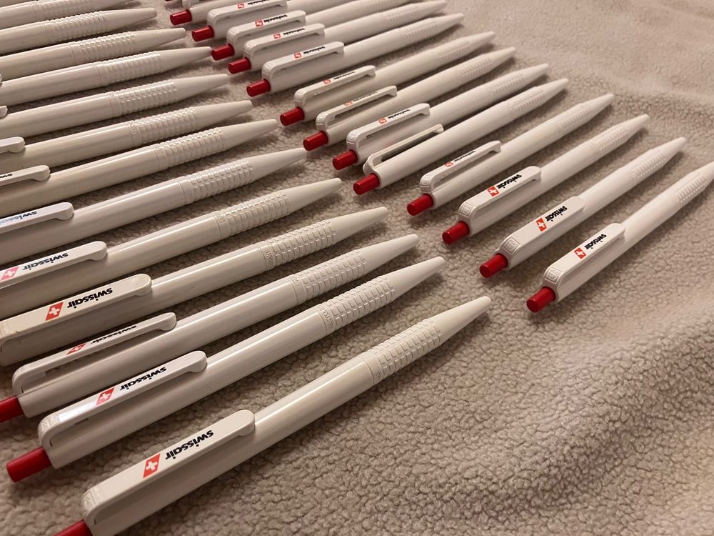 36x Swissair Kugelschreiber, top Zustand, top Sammlerstücke! (Gebraucht ...