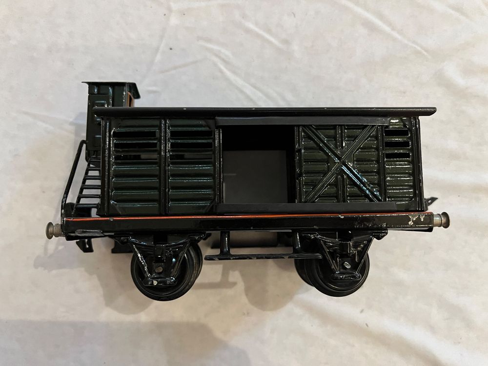 Märklin 19890 Viehwagen 1989/0 uralt Logo vor 1930 Spur 0 (Gebraucht ...