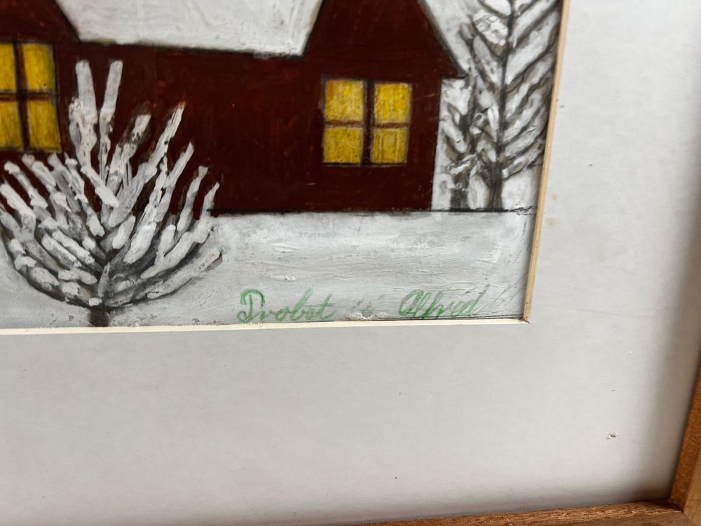 Alfred Probst (19??-1995) Art Brut Maler Handsigniert. (Gebraucht) in Neuhausen am Rheinfall für ...