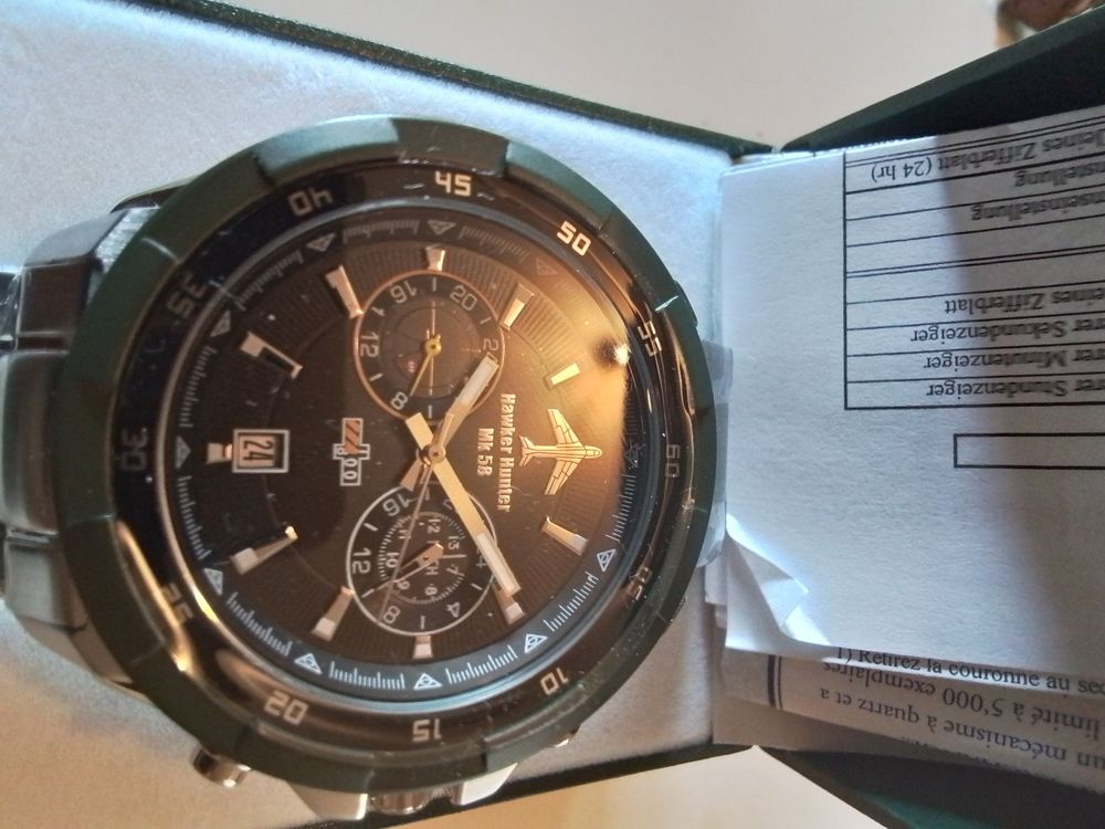Hawker Hunter Mk58 Chronograph, quarz, läuft, neu (Neu und ...