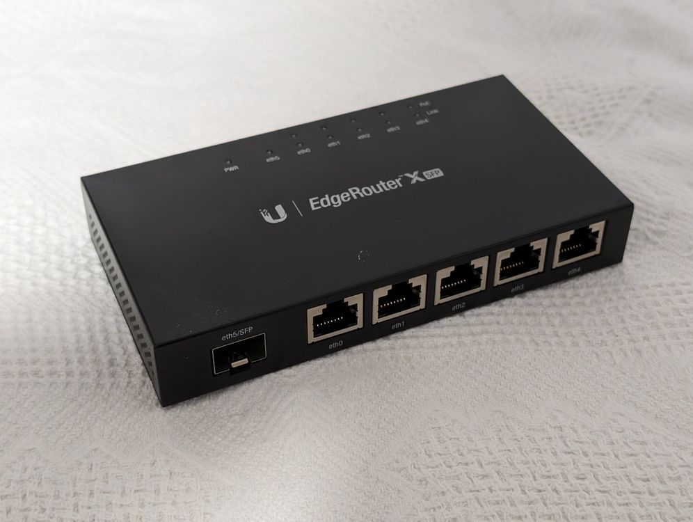 Ubiquiti EdgeRouter X SFP 5+1 Port (#2) (Neu (gemäss Beschreibung)) in Seengen für CHF 20 – mit ...