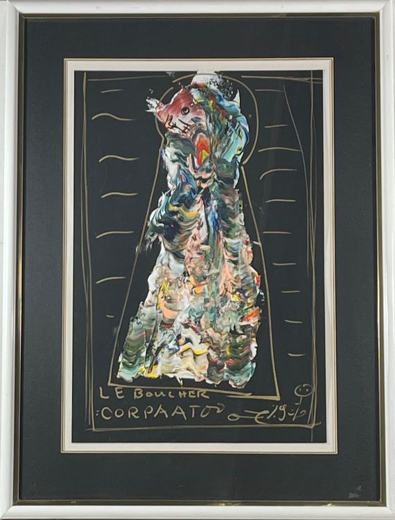 Jean-Pierre Corpataux (1950) Abstrakte Gemälde-Mischtechnik (Gebraucht) in Root für CHF 164 ...