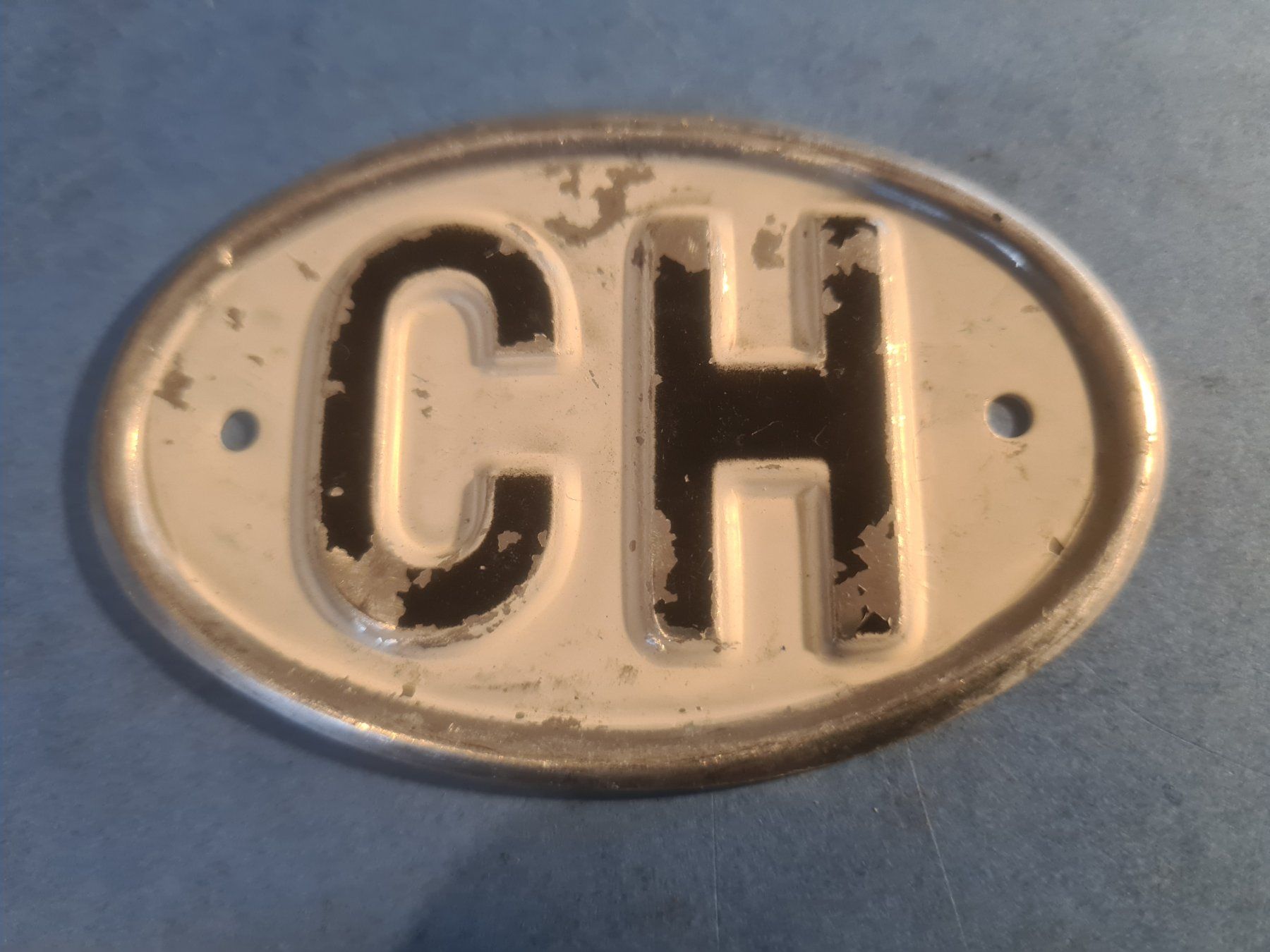 CH MOTO BADGE ORIGINAL ANTIQUE VINTAGE OLDTIMER (Gebraucht) in Bellevue ...