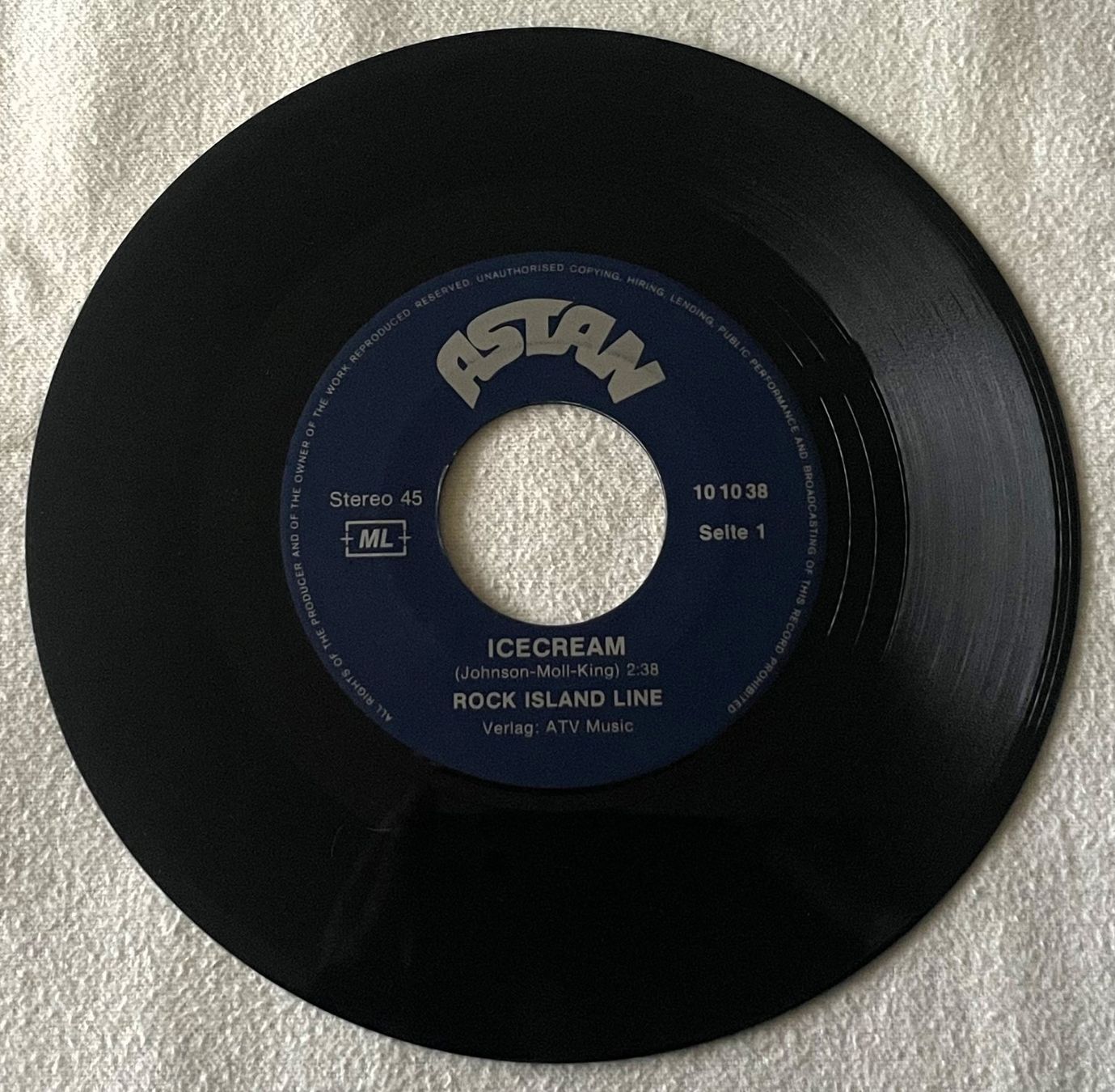 Rock Island Line – Ice Cream - 7" - 70s - First Press CH (Gebraucht) in ...