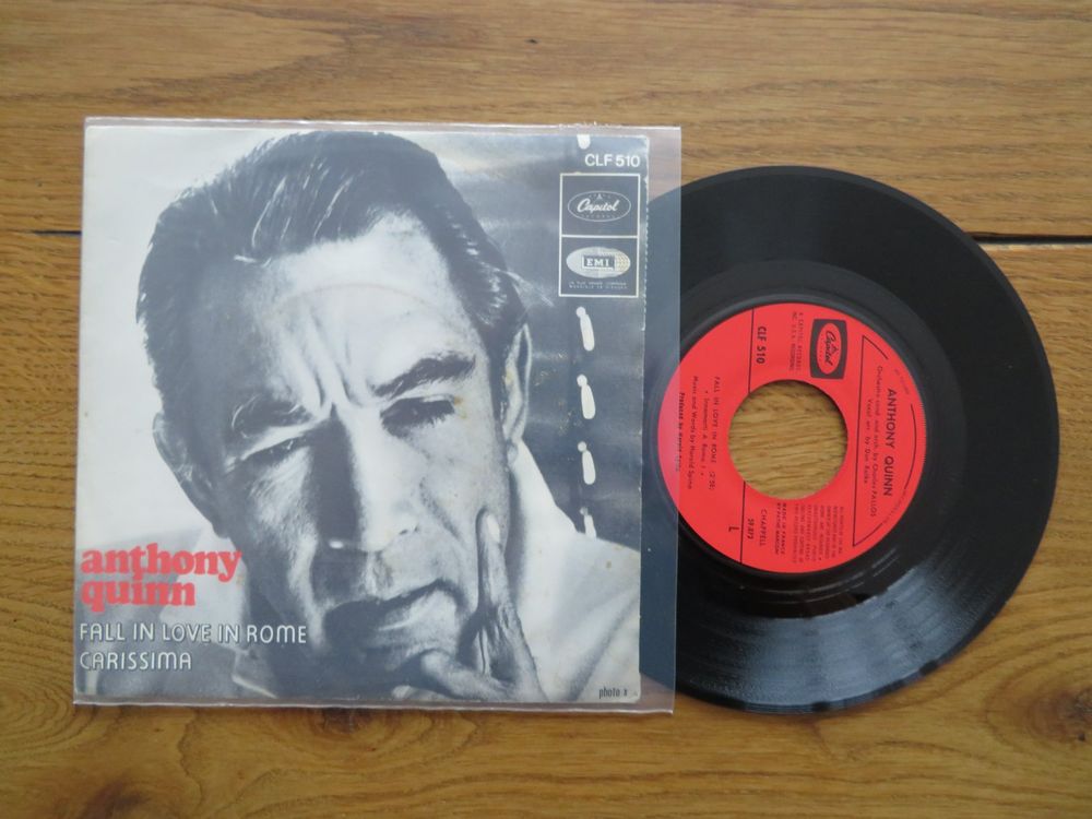 Anthony Quinn - Fall In Love In Rome Single Schallplatte (Neu (gemäss ...