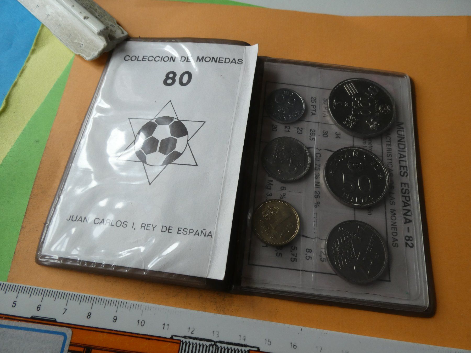 Spanien 1980, Mundial de Futbol 1982 Collection de Monedas (Neu (gemäss ...