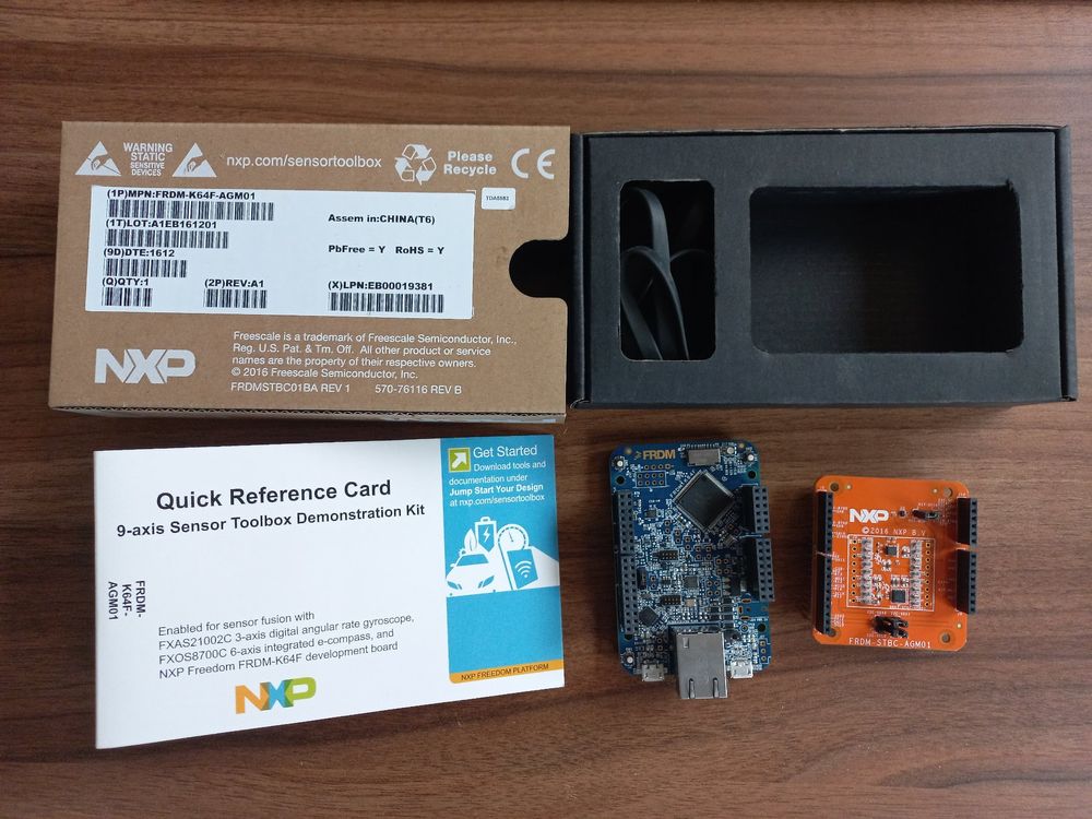 NXP Evaluation Board FRDM-K64F inkl. Sensorshield 9-Achsen (Neu (gemäss ...