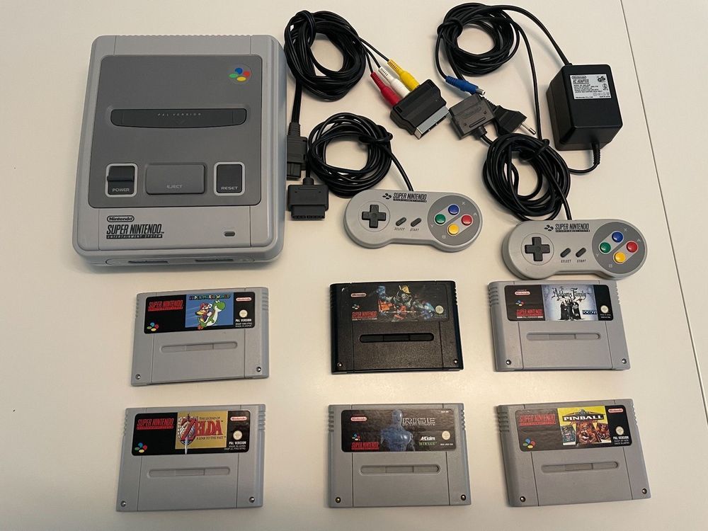 Super Nintendo ink. 6 Spiele (Gebraucht) in Dällikon für CHF 195 – mit ...