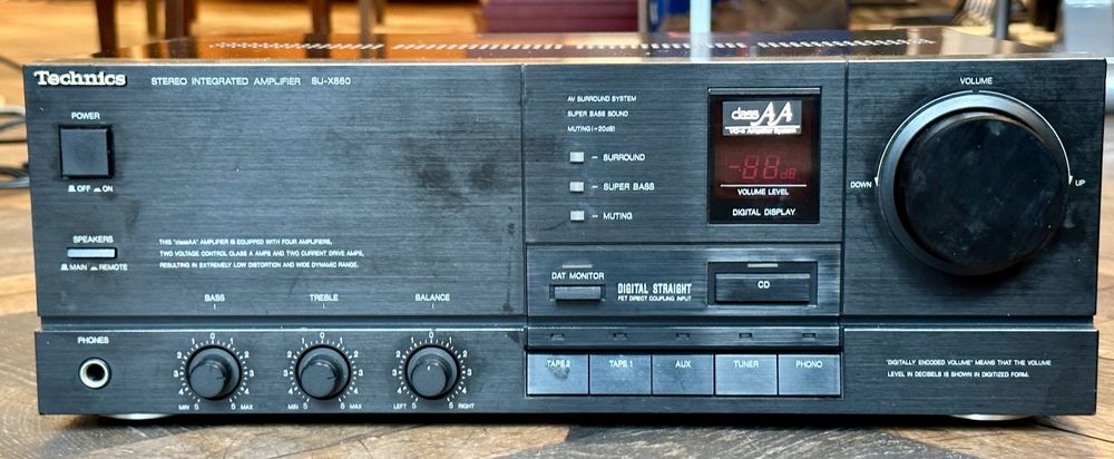 Technics Stereo Integrated Amplifier SU-X860 class AA VC-4 | Kaufen auf ...