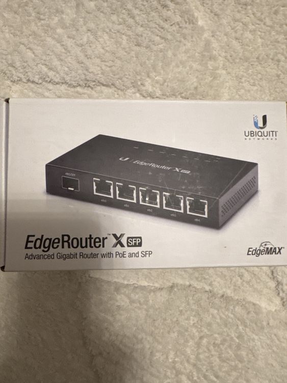 EdgeRouter X SFP Router Gigabit Ethernet Ports (Gebraucht) in ...