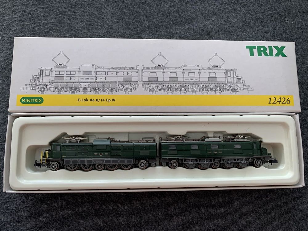 Minitrix 12426 locomotive Ae 8/14 CFF (Gebraucht) in Hauterive NE für ...