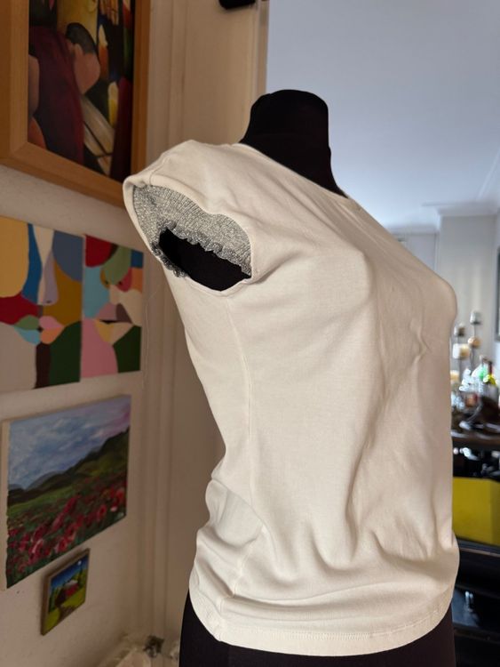 Super cute T-shirt Blanc Détails Brillants - Zara (D'occasion) à Genève ...