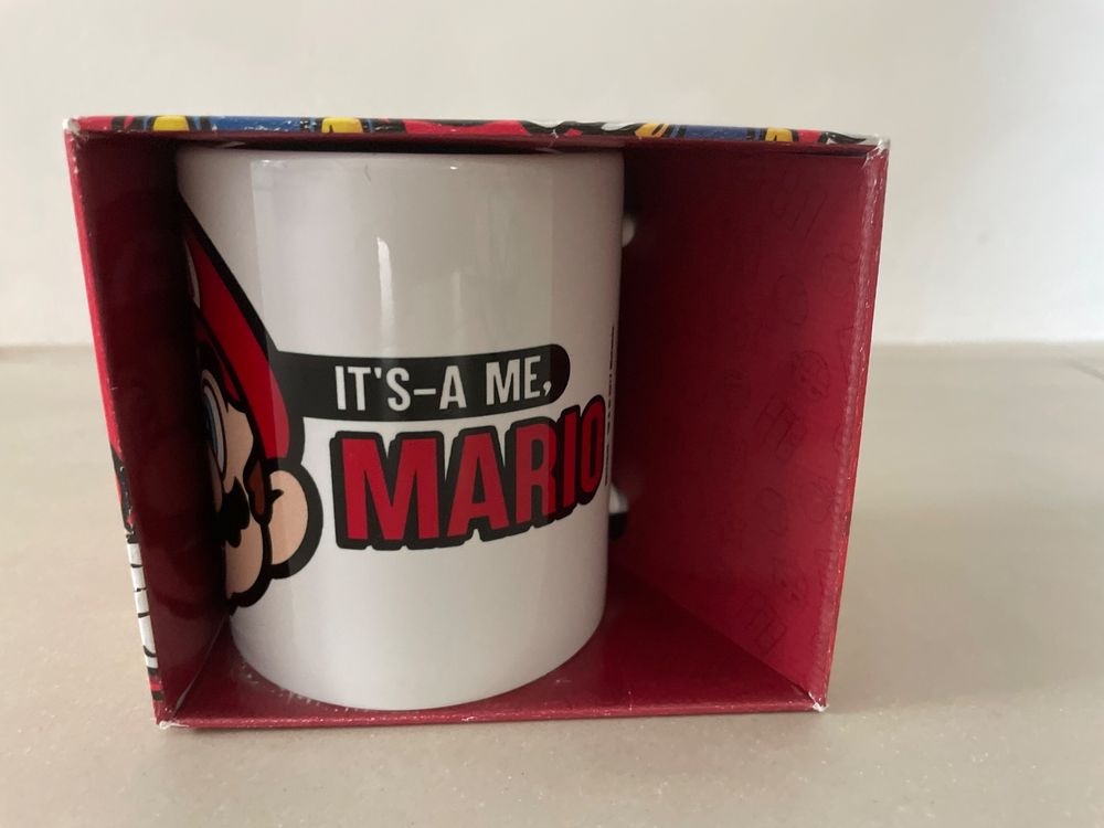 Super Mario Tasse „It‘s a me Mario“ | Kaufen auf Ricardo
