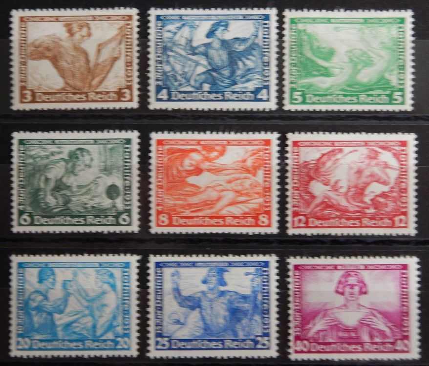 Deutsches Reich Kat. 499-507 * 1933 Wagner Kat. 320 Euro (Gebraucht) in ...