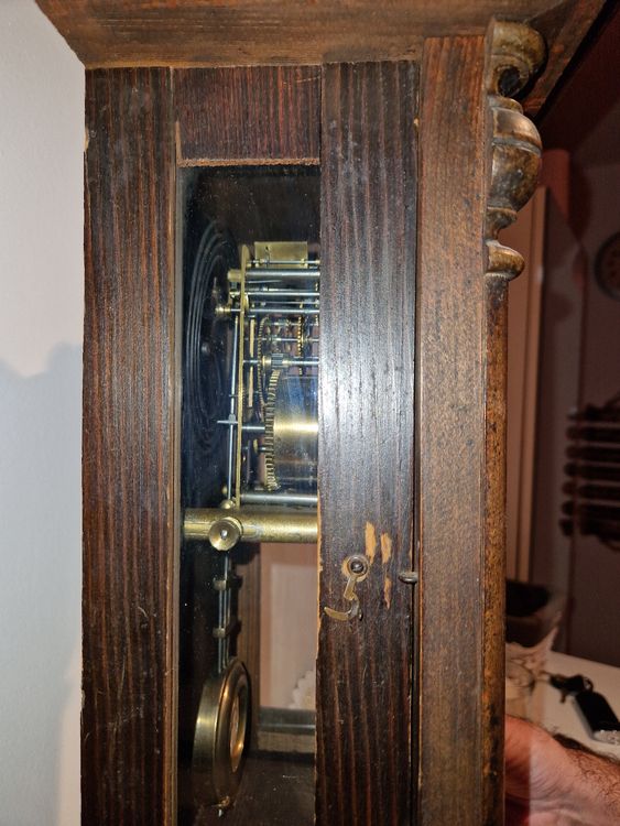 Antike Wand Uhr, original Regulator vom Junghans ca. 1870 (Gebraucht ...