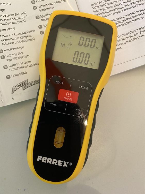 Ferrex Distanzmessgerät mit Laser - R128 | Kaufen auf Ricardo