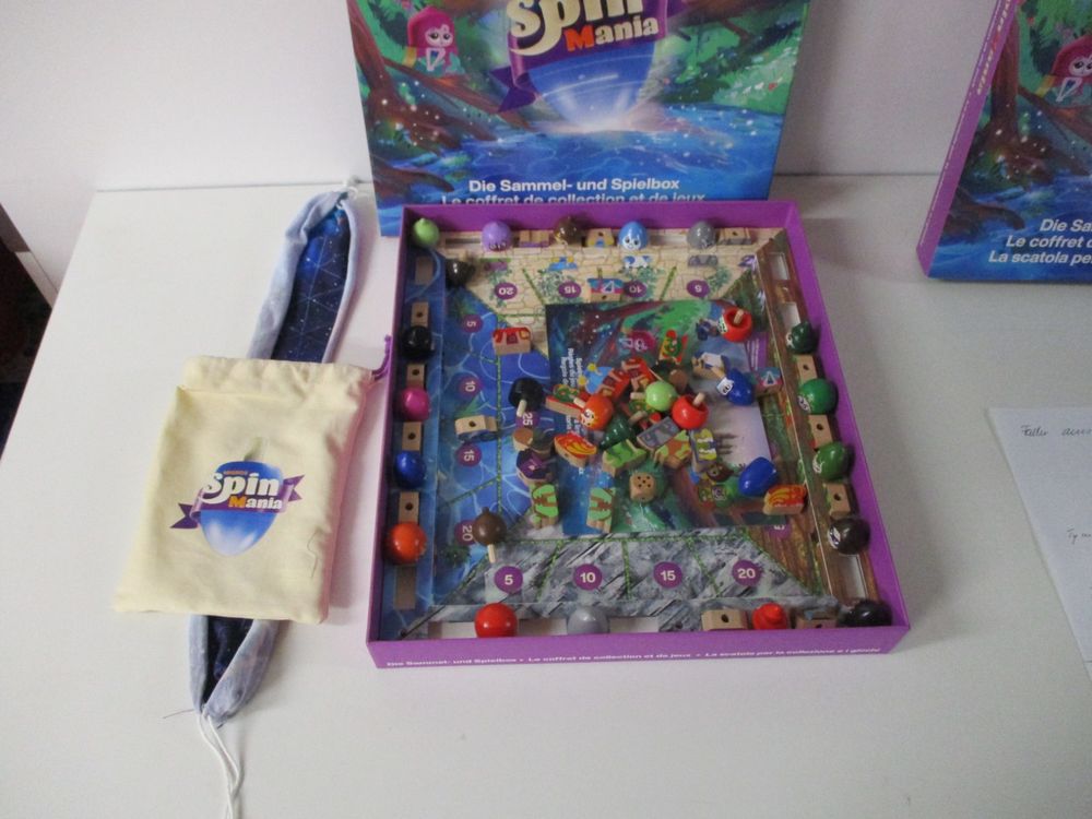 Migros Spin Mania Spielbox mit Figuren (Gebraucht) in für CHF 5 – mit ...
