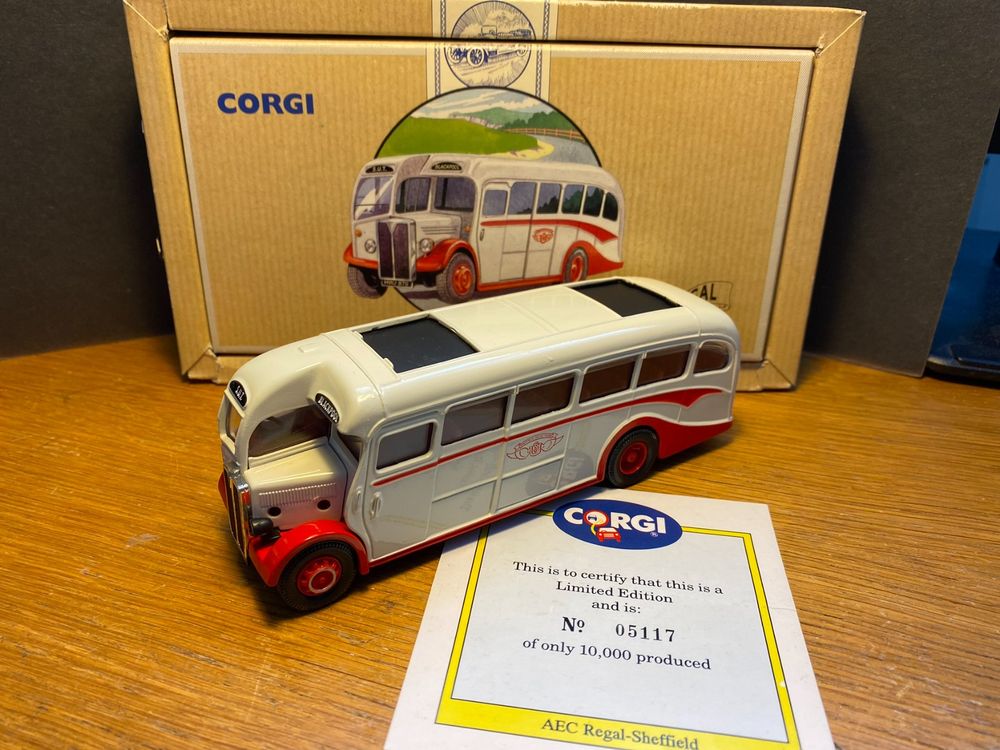 AEC Regal Bus Sheffield - Corgi 1:50 OVP (Neu (gemäss Beschreibung)) in ...