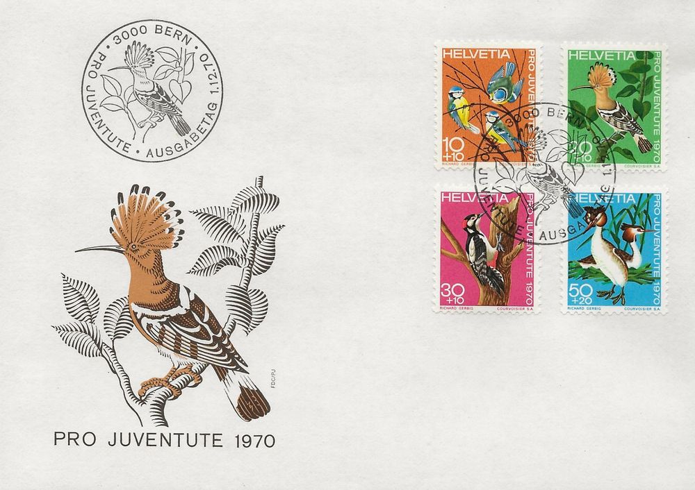 FDC - Pro Juventute 1970 - 01.12.70 (Neu (gemäss Beschreibung)) in rolle für CHF 0.6 – mit ...
