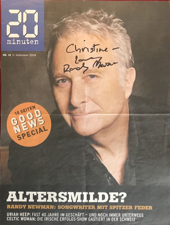 Randy Newman 1943- Autogramm Magazinbild 20x30cm | Kaufen auf Ricardo