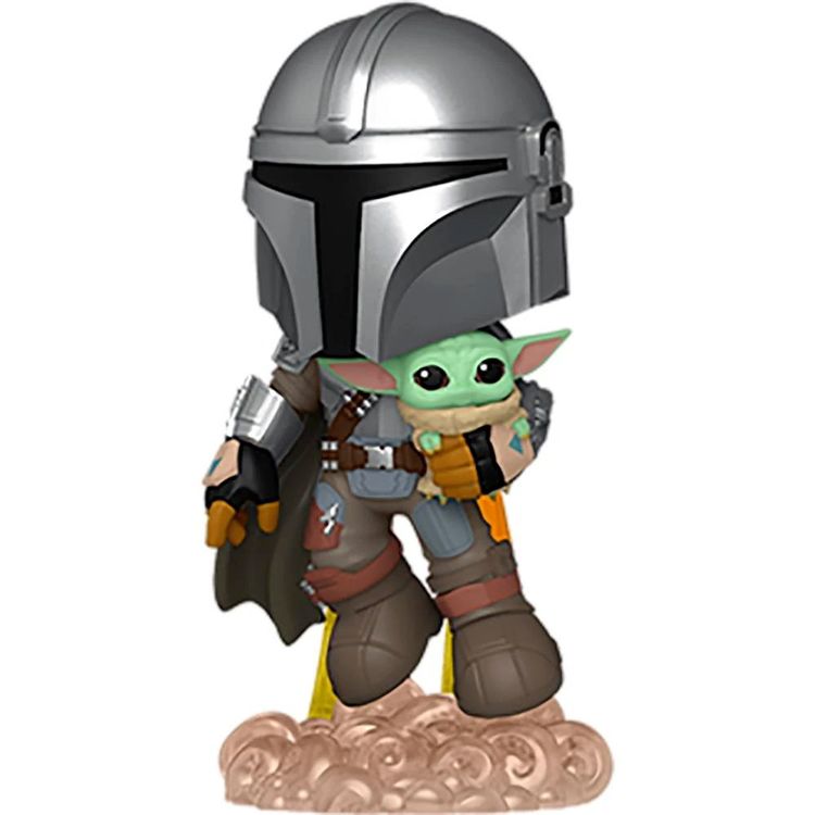 FUNKO POP STAR WARS - 07 FLYING MANDO WITH GROGU MINIS (Neu (gemäss Beschreibung)) in Vezia für ...