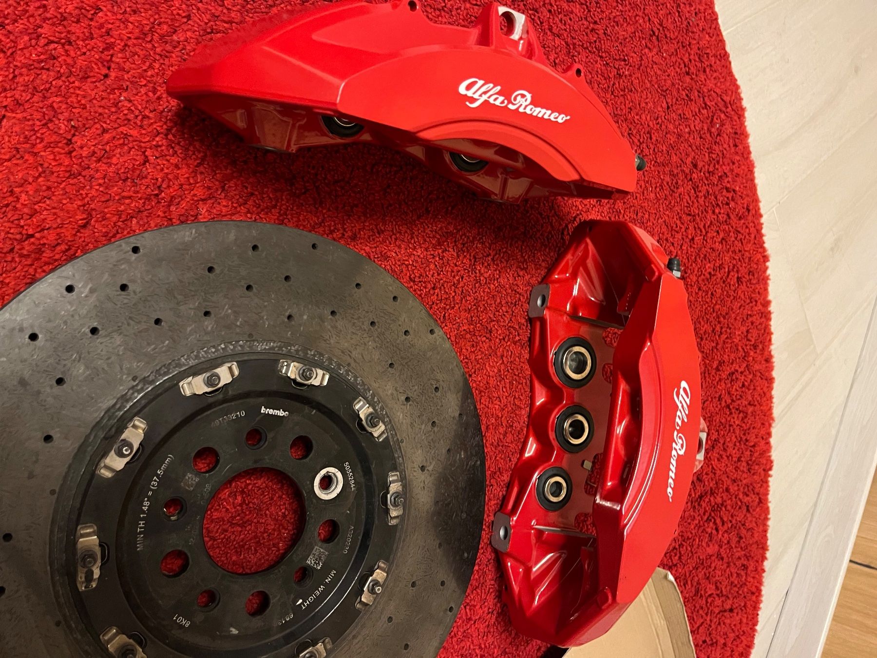 Front brakes CCB Brembo Giulia Stelvio Quadrifoglio Ferrari (Neu ...