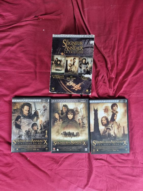 Coffret DVD la trilogie Le Seigneur des Anneaux (3 films) (Gebraucht) in Lonay für CHF 10 – mit ...